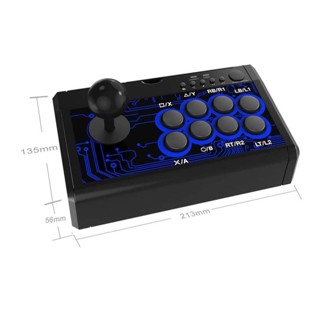 (全新) PS4/ Switch /XBox One/ PS3/ PC Antroid 7合1 Fighting Stick Mini 街機 ...