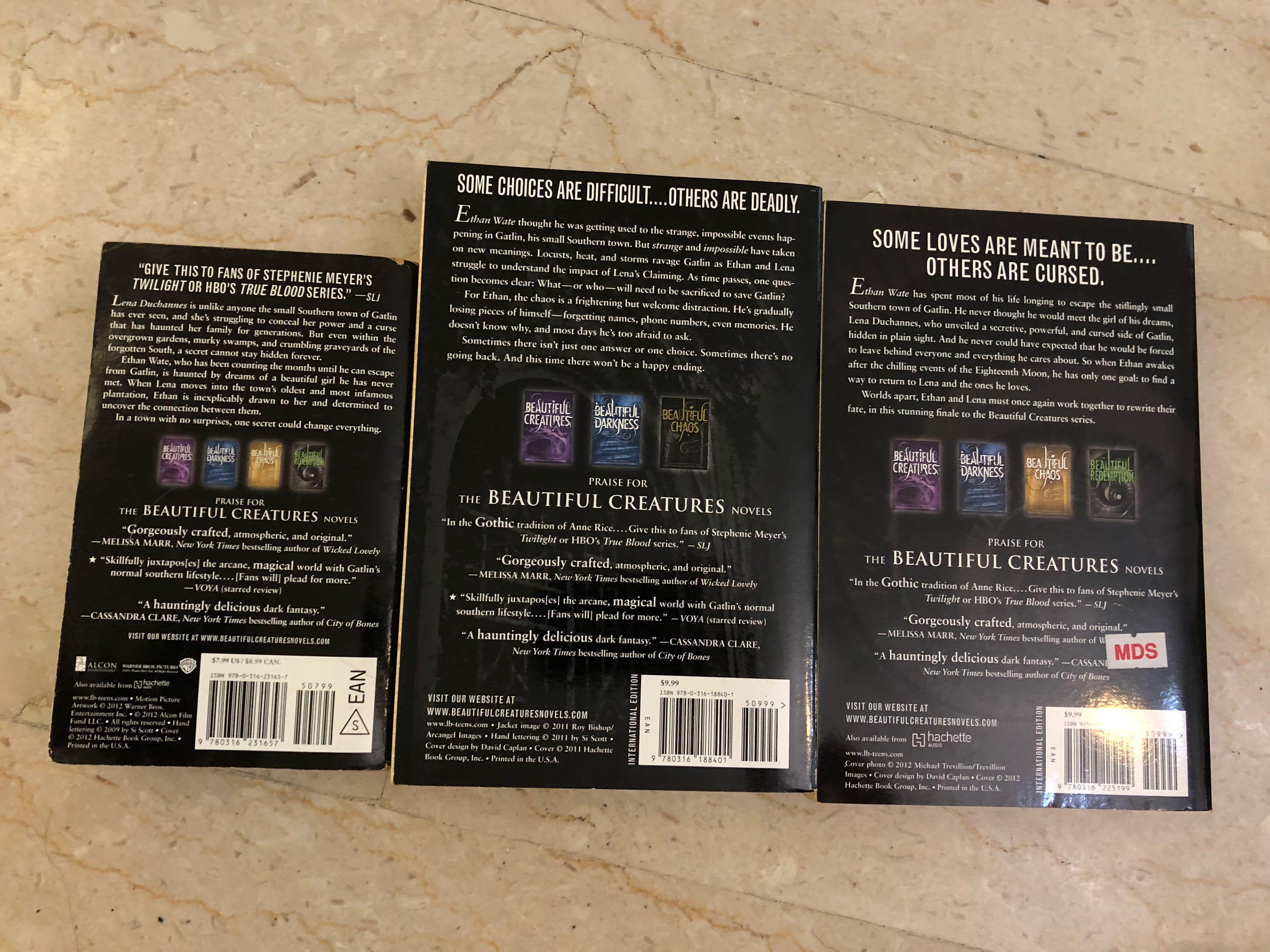 beautiful creatures series, Hobbies & Toys, Books & Magazines, Fiction ...