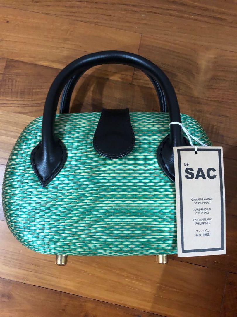 BNWT Authentic Le SAC Philippines green, Women's Fashion, Bags ...