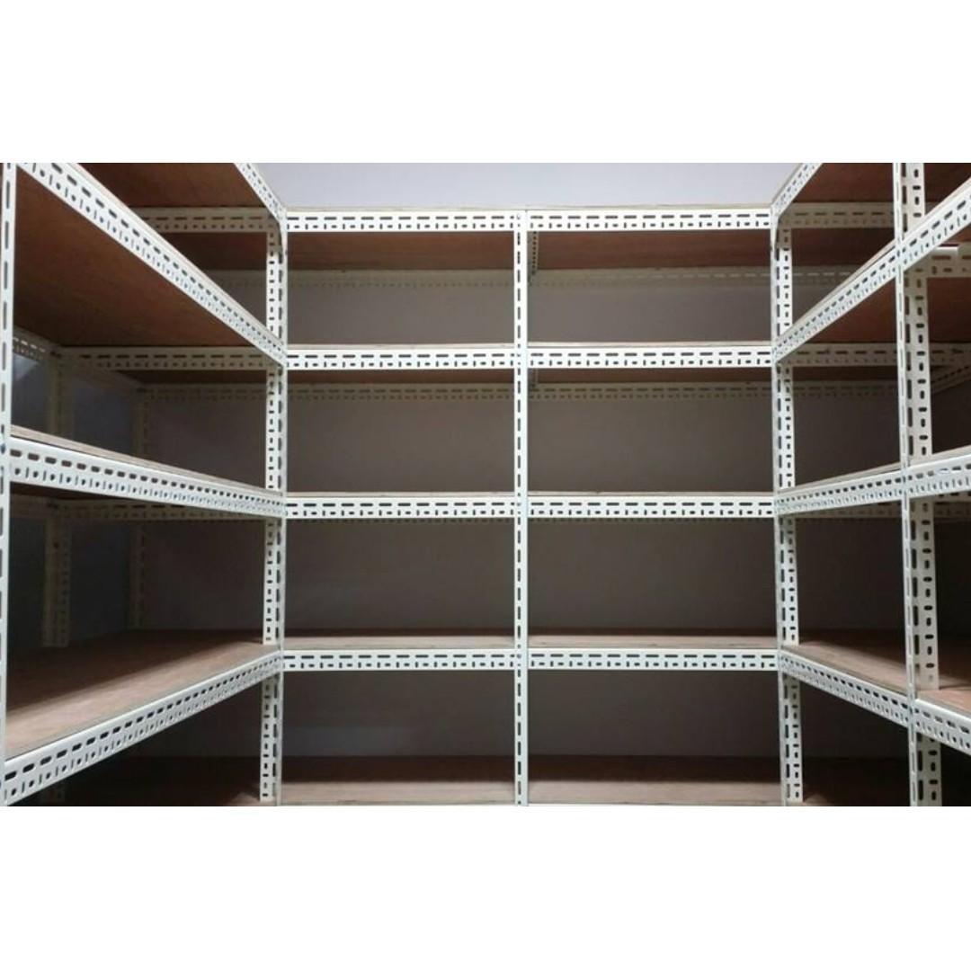 Bolt and Nut slotted angle bar - Steel Rack Wood SHelve, Furniture ...