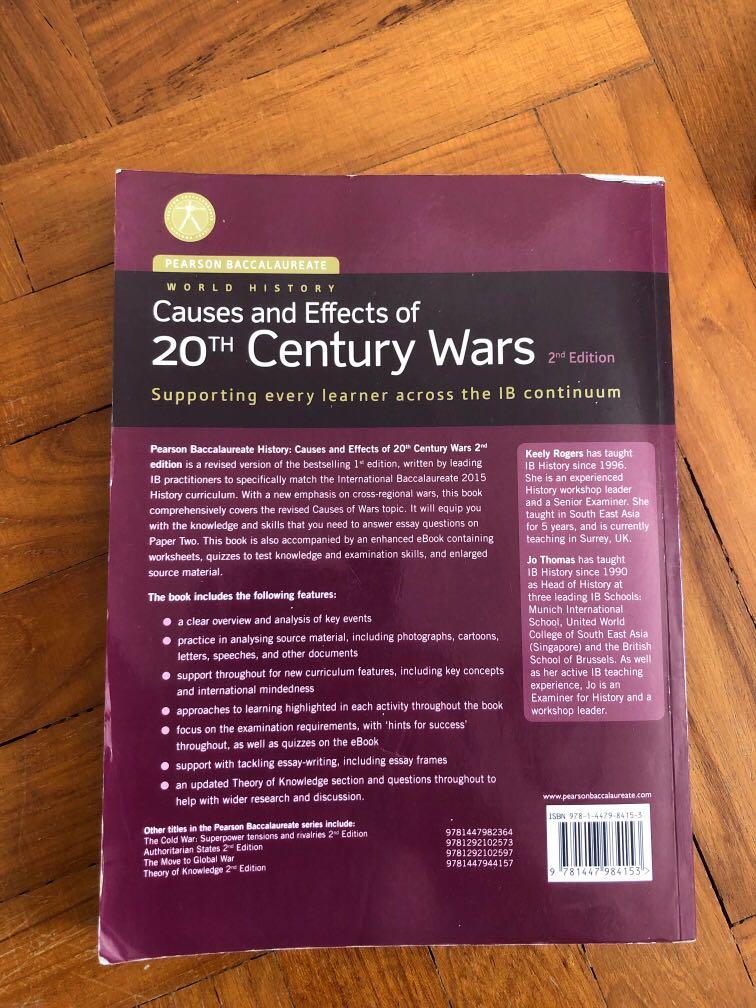 Causes and effects of 20th century wars, Books & Stationery, Textbooks ...