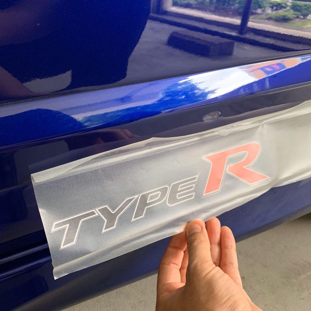 Civic Type R FD2R Decal / Sticker, Car Accessories, Accessories on ...