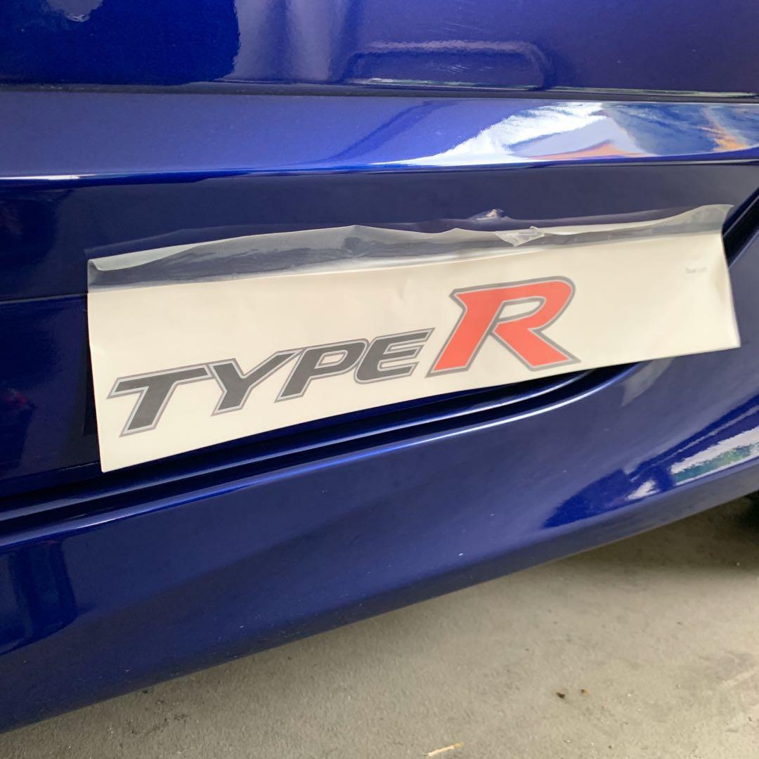 Civic Type R FD2R Decal / Sticker, Car Accessories, Accessories on ...