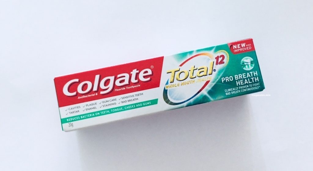 Colgate Total 12 Whole Mouth Health Toothpaste Travel Size 20g Pro ...