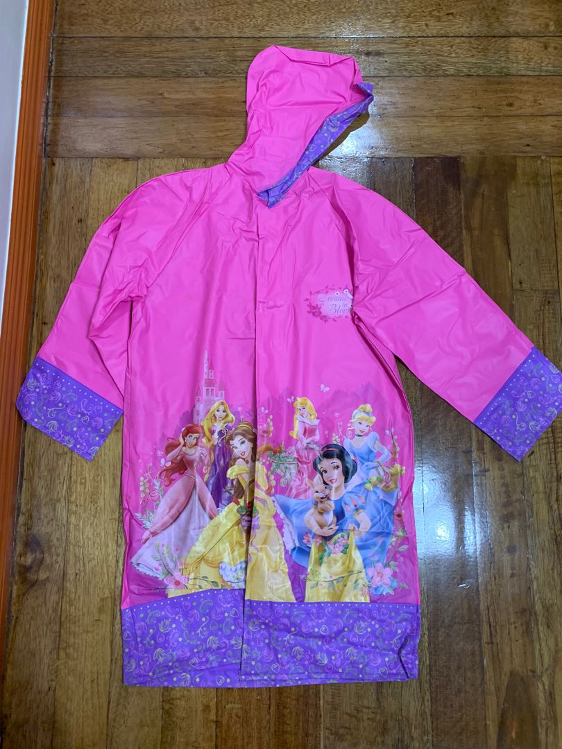 Disney Princess Raincoat, Babies & Kids, Babies & Kids Fashion on Carousell