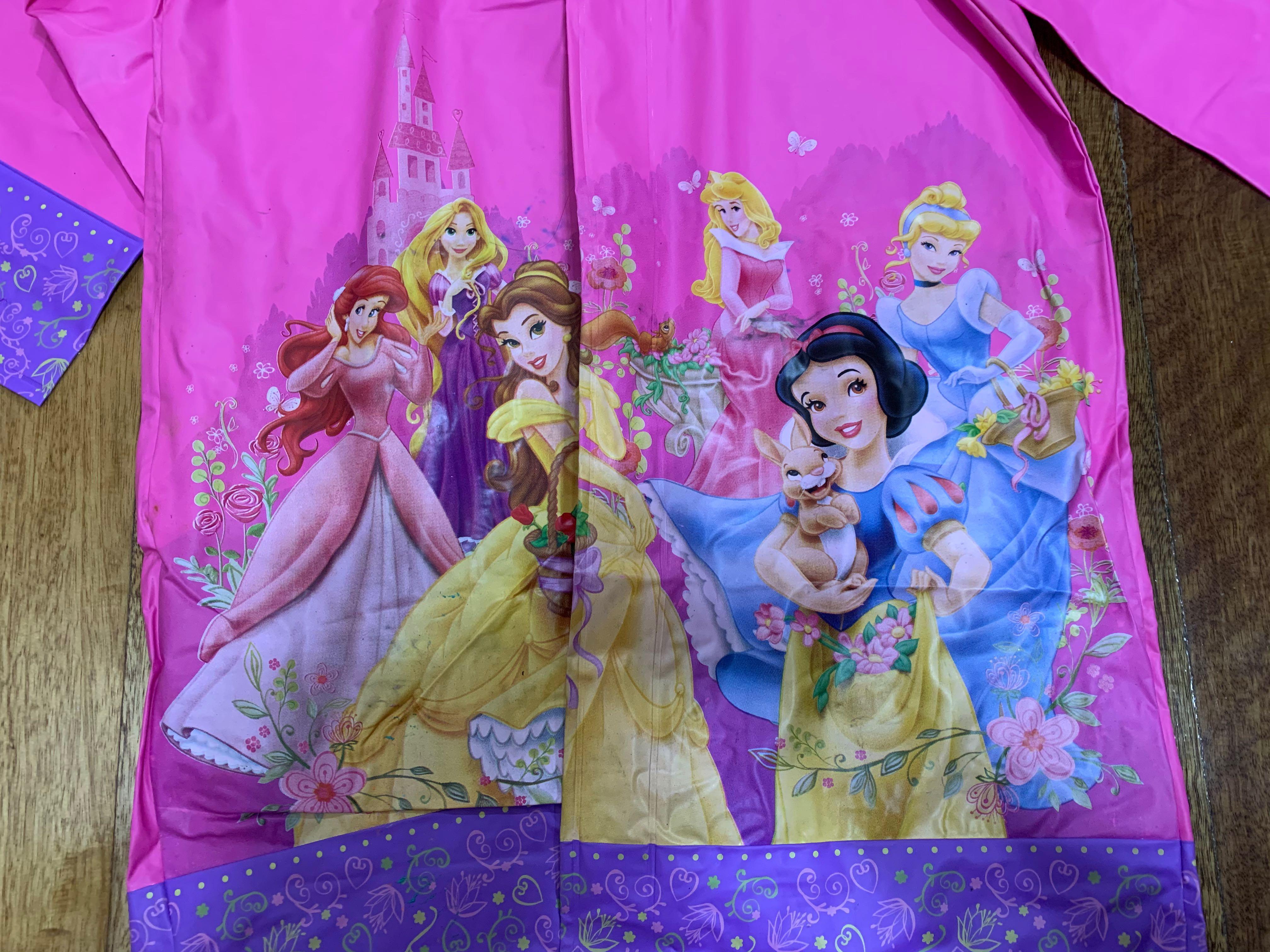 Disney Princess Raincoat, Babies & Kids, Babies & Kids Fashion on Carousell