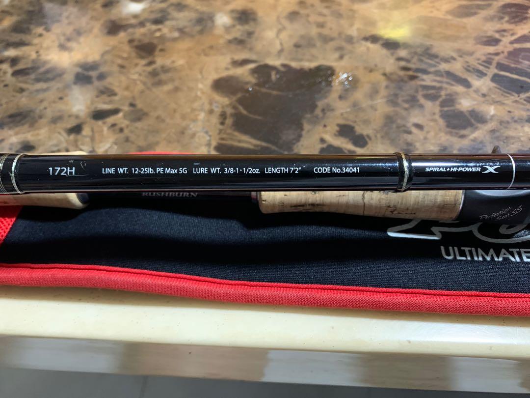 Fishing rod - Shimano X Jackall Poison Glorious 172H, Sports Equipment, Fishing on Carousell