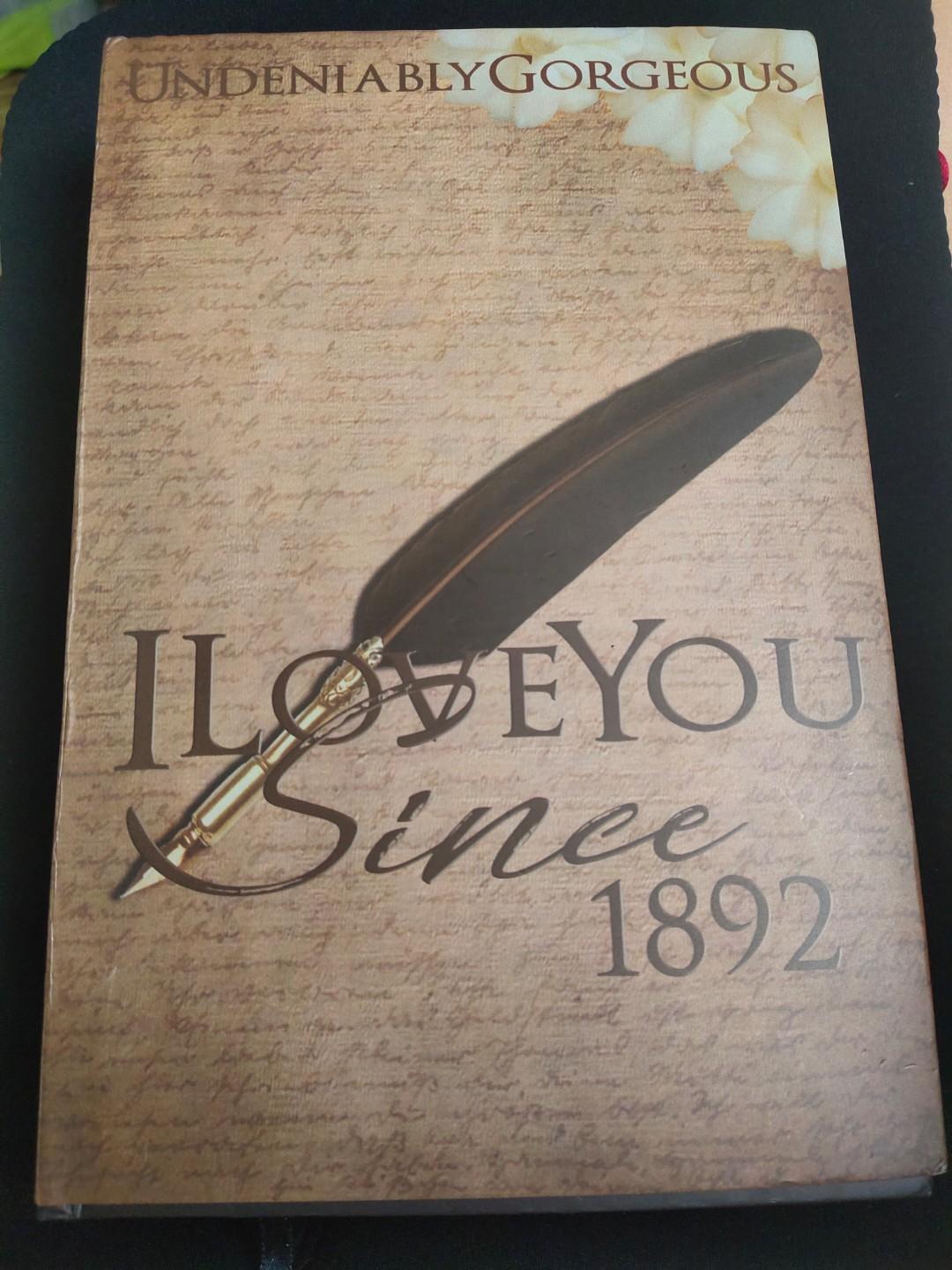 I love you since 1892 book limited edition, Hobbies & Toys, Books ...