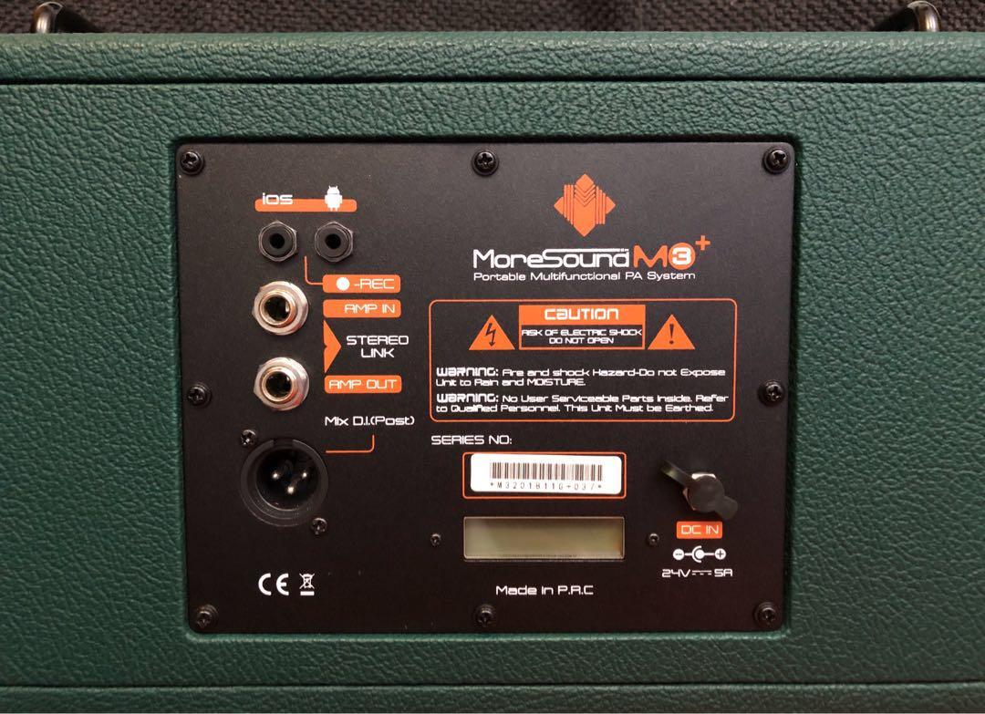 LPTA MoreSound M3 MU-60 Rechargeable Busking Guitar Amp (Mint), Hobbies ...