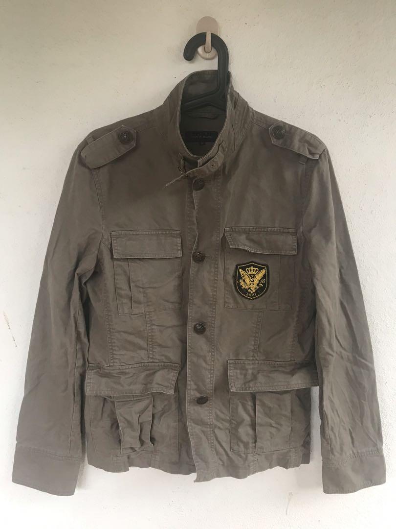 Nota Bene Army Jacket m uniqlo zara camo flight , Women's Fashion ...