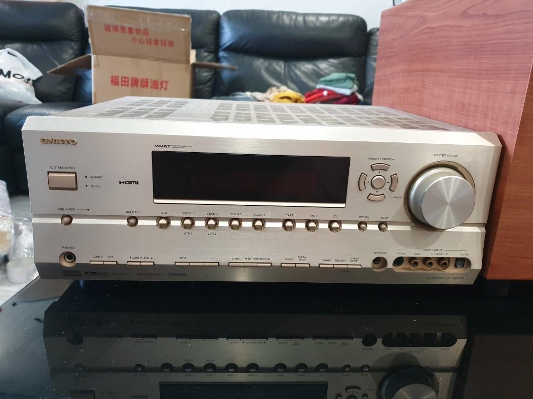 Onkyo TX SR674 AV Receiver with Jamos Speakers, Audio, Soundbars, Speakers & Amplifiers on Carousell