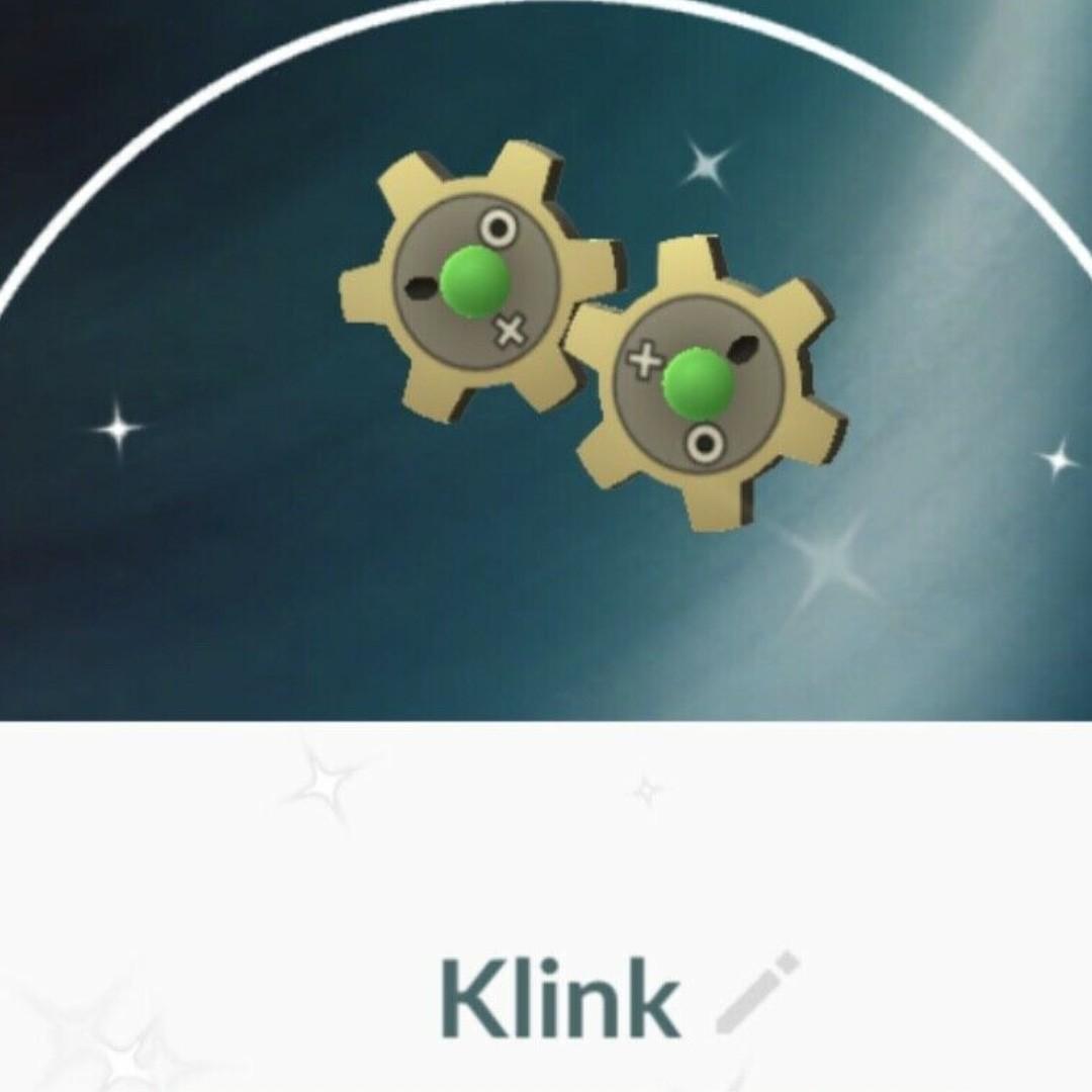 Pokemon Go Shiny Klink - Trade, Video Gaming, Gaming Accessories, Game ...