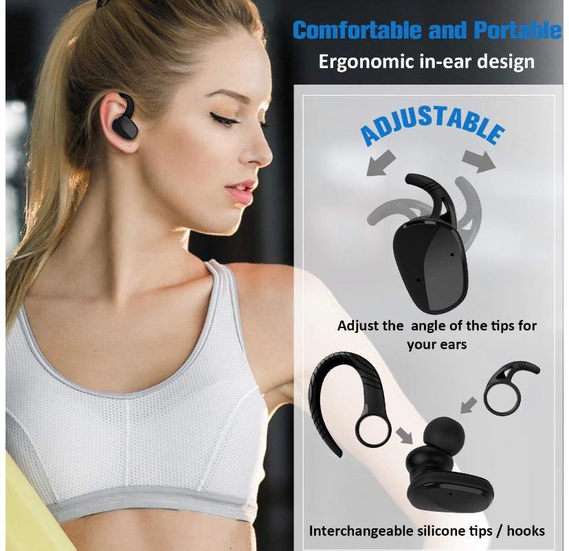 [SHABA II] TWS5.0 真無線入耳式藍牙 IP56運動耳機【連充電盒】 TWS 5.0 Earbuds with high ...