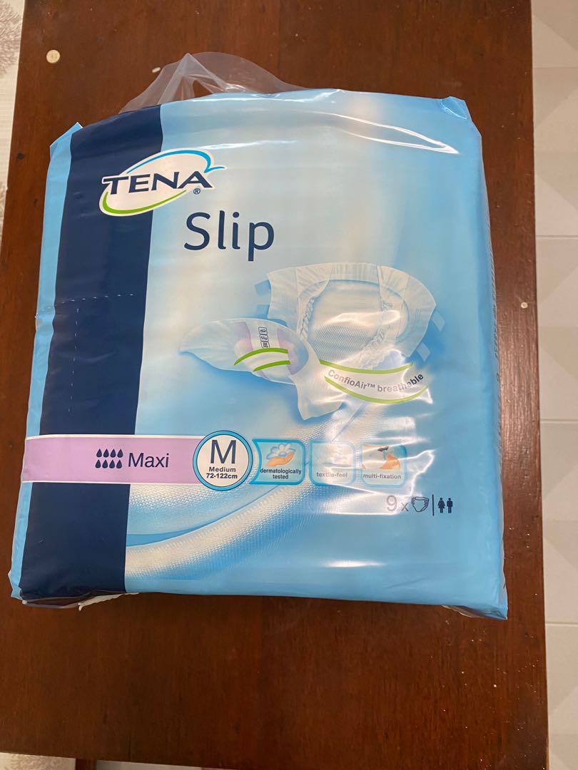 Tena Slip Maxi Adult Diapers Size M, Health & Nutrition, Assistive & Rehabilatory Aids, Adult ...