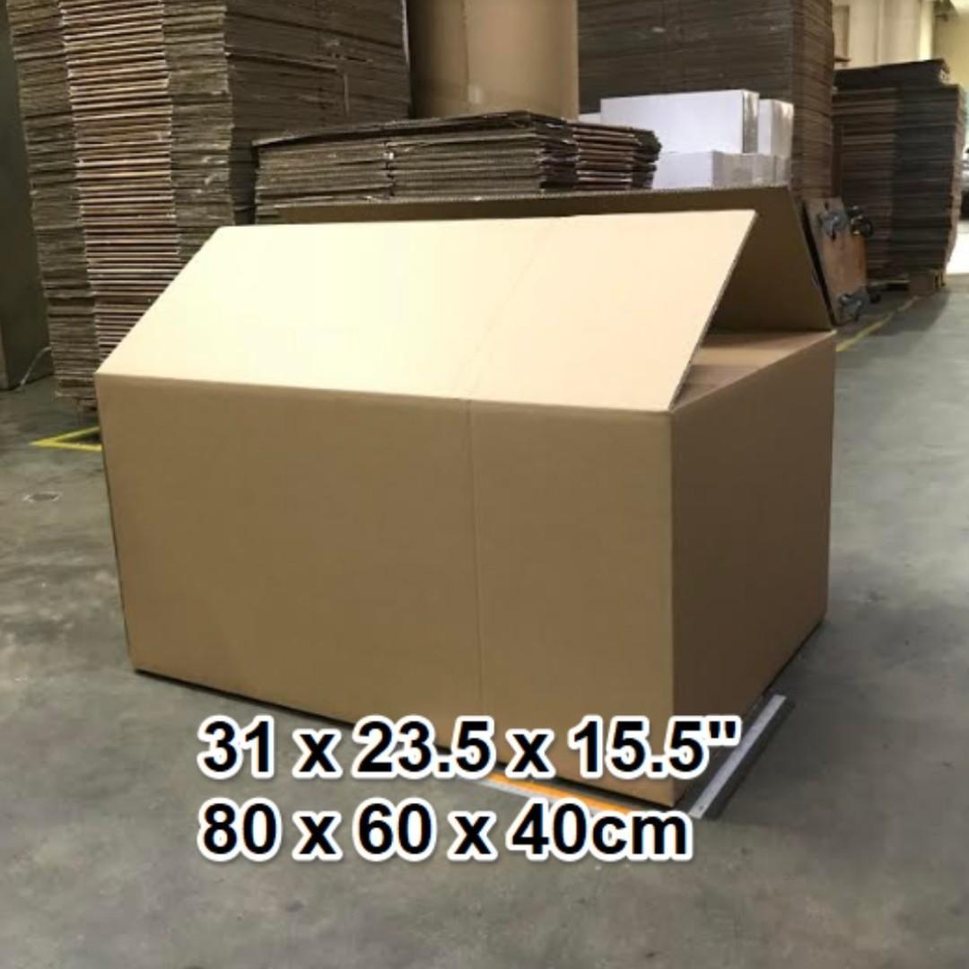 XX-Large Shipping Moving Relocation Carton Box (80 x 60 x 40cm ...