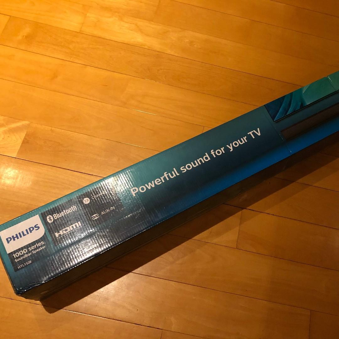全新未開封 Philips 飛利浦 HTL1508 Soundbar, 錄音器材, Soundbar、揚聲器、藍牙喇叭、耳擴 - Carousell