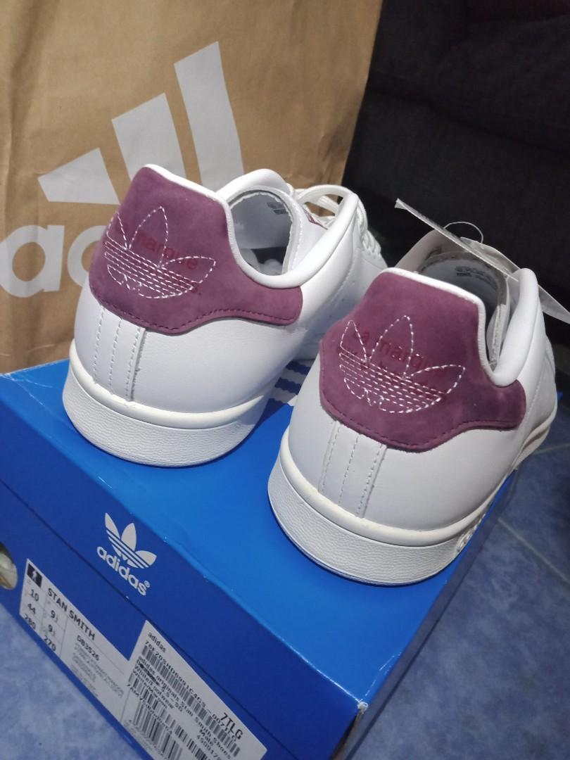 adidas stan smith (maroon heel tab), Men's Fashion, Footwear, Sneakers ...