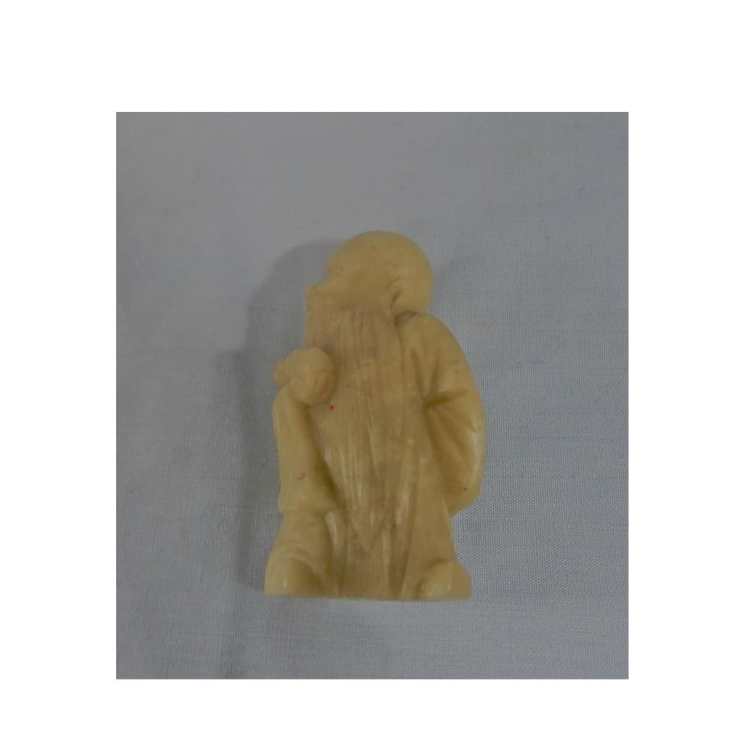 Antique Japanese Netsuke Stone Deity Circa Mid 1900s Retired Hand
