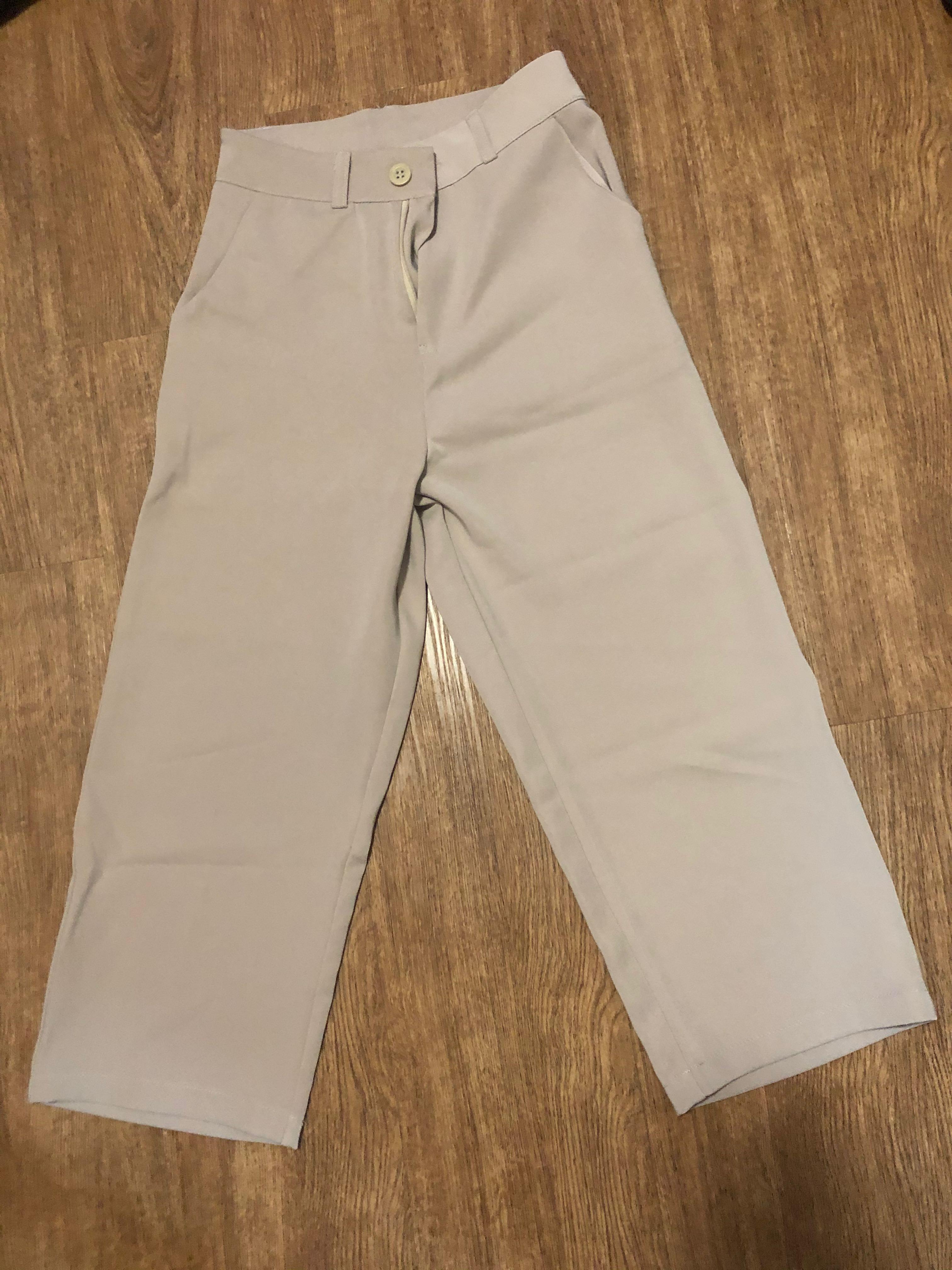 Beige work pants, Women's Fashion, Bottoms, Other Bottoms on Carousell