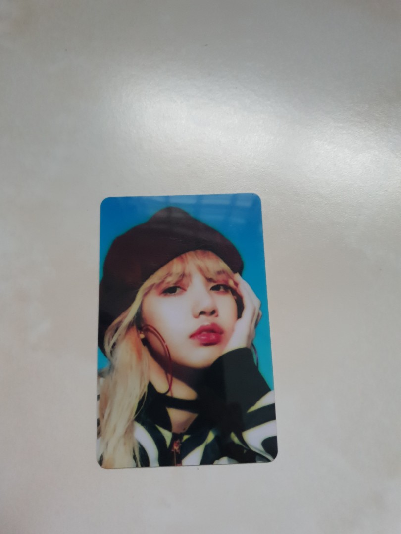 Blackpink Lisa card sticker, Hobbies & Toys, Memorabilia & Collectibles ...