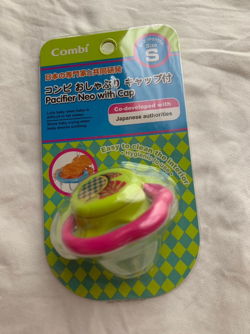 Brand new Combi Pacifier Neo with cap, Babies & Kids, Nursing & Feeding ...