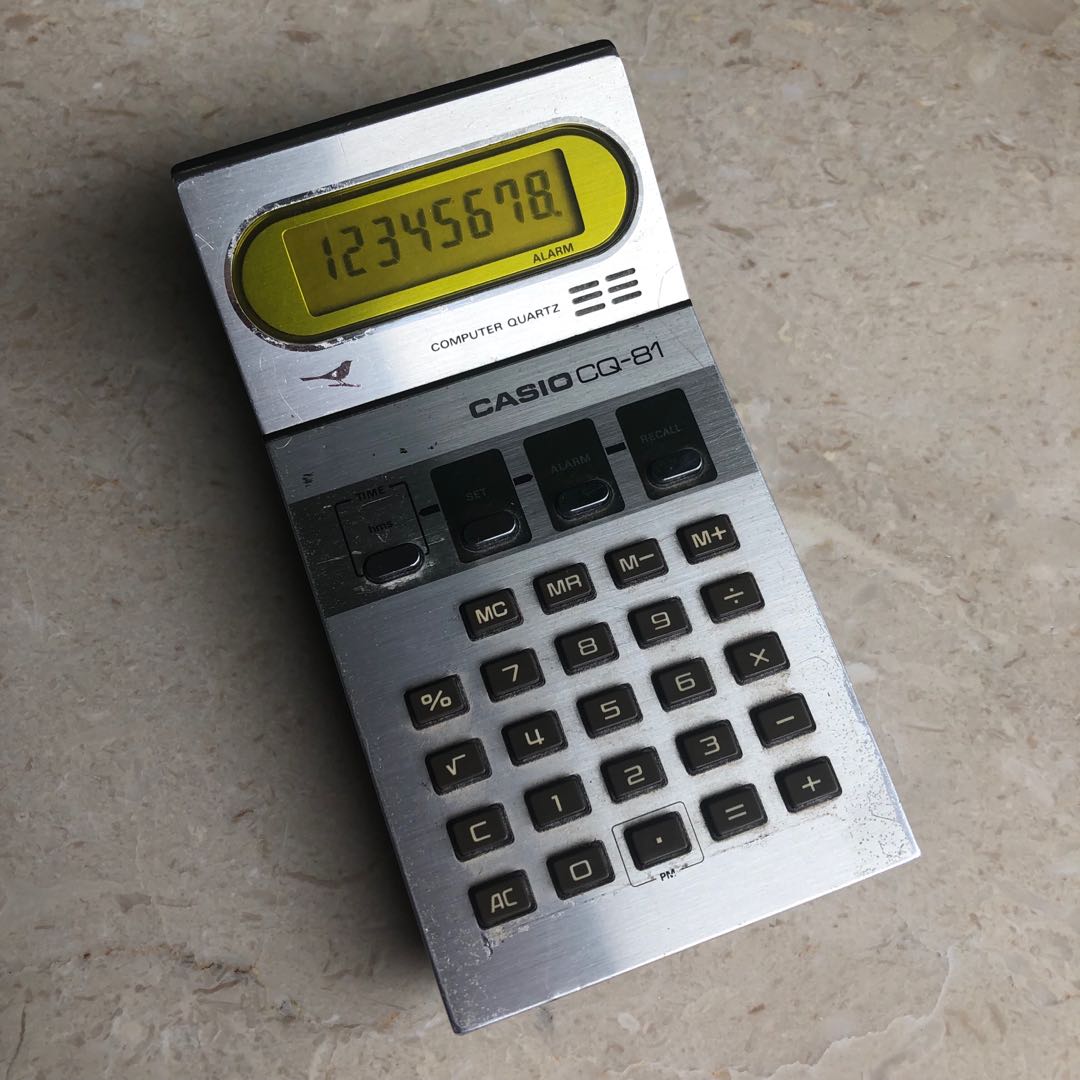 Sold Casio vintage quartz CQ-81 made in japan 1978 computer quartz ...