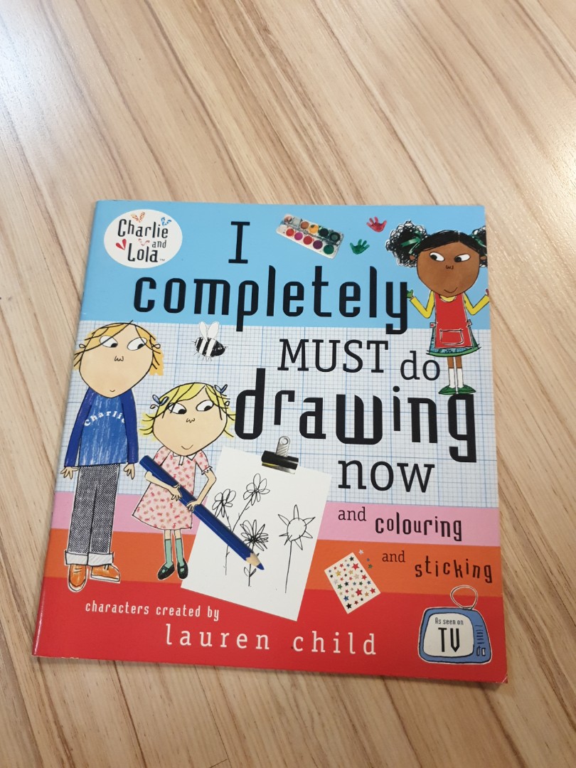Charlie and Lola drawing book, Hobbies & Toys, Books & Magazines ...