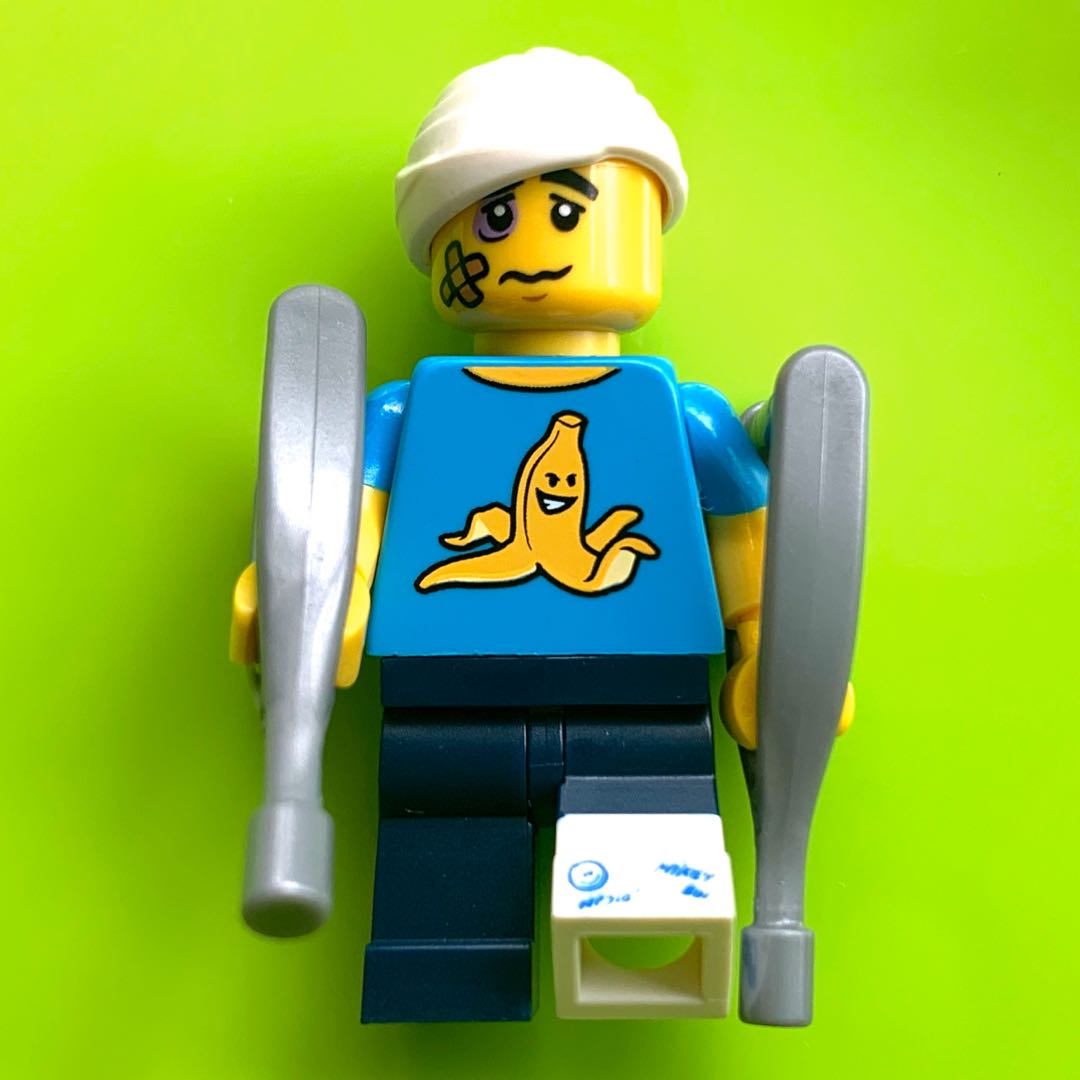 Clumsy guy Lego minifigure from series 15, Toys & Games, Bricks ...