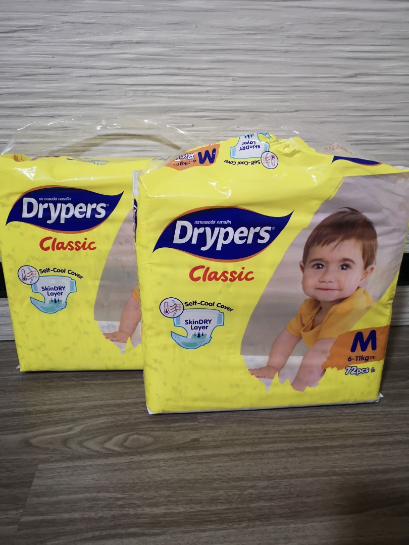 Drypers Classic, Babies & Kids, Bathing & Changing, Diapers & Baby ...