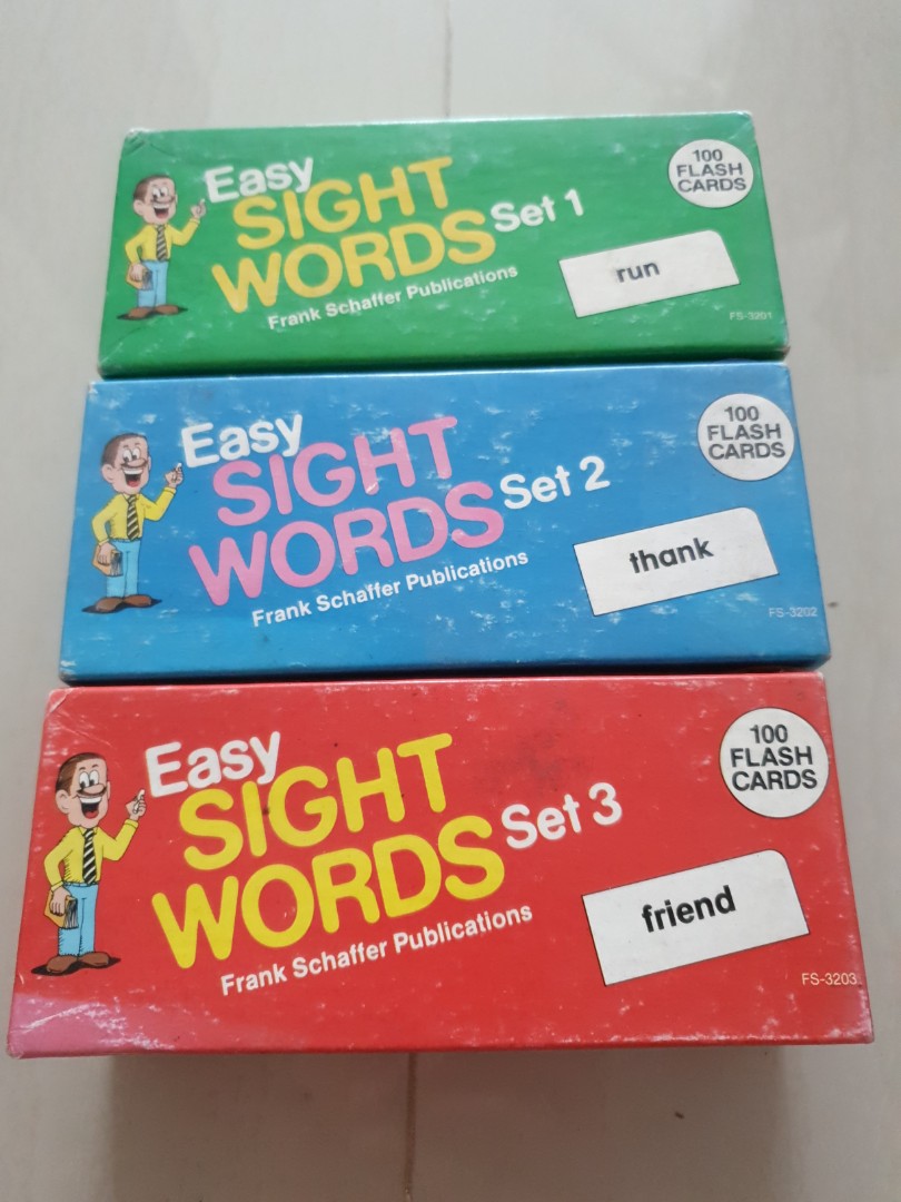 Easy sight words sets, Hobbies & Toys, Books & Magazines, Children's ...