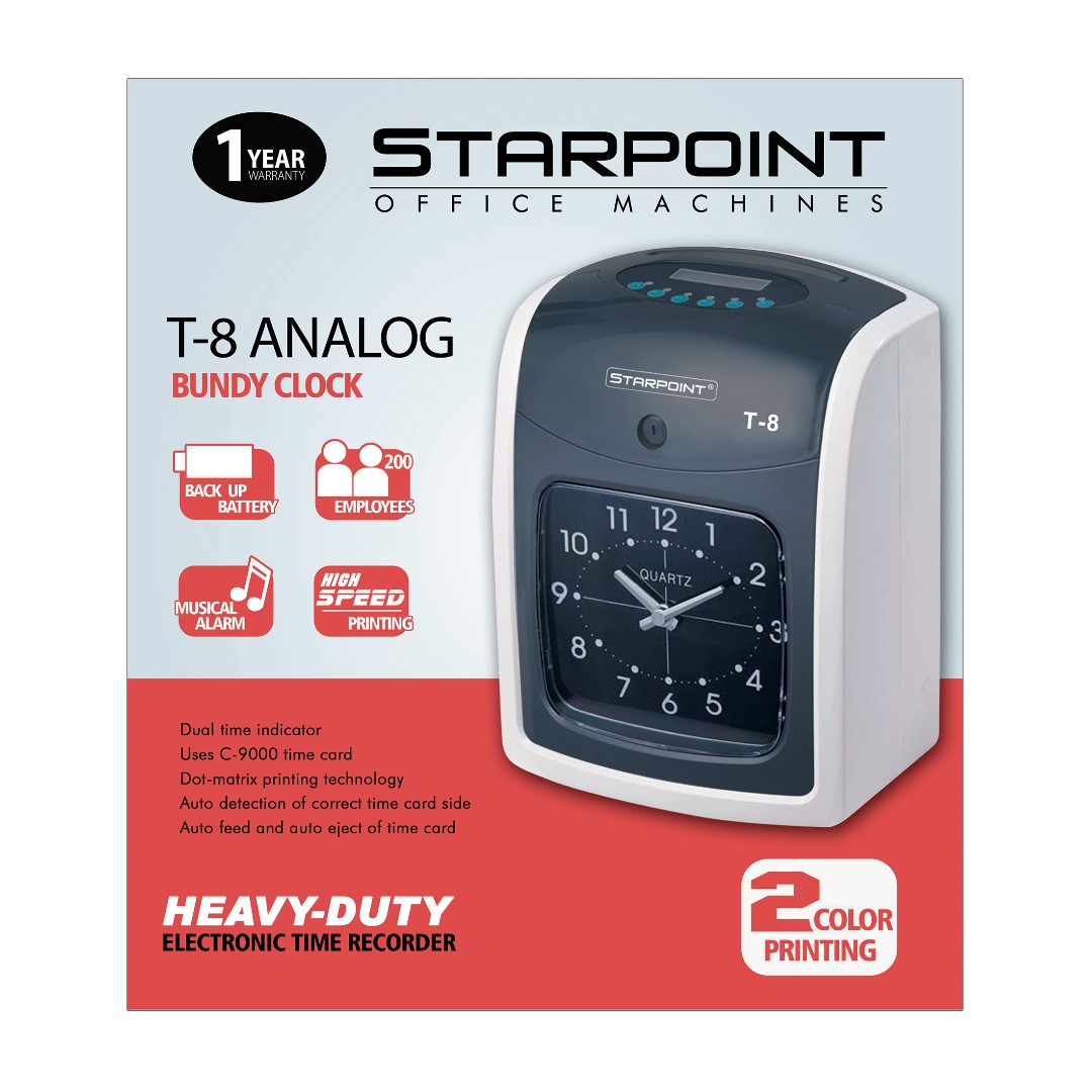 Electronic time recorder bundy clock time and attendance, Audio, Voice ...