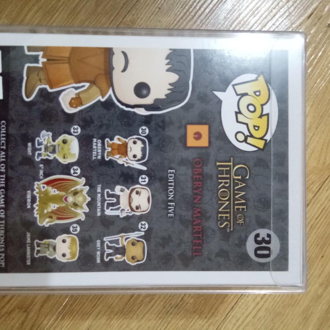 Funko Pop! Oberyn Martell (Game of Thrones), Hobbies & Toys, Toys ...