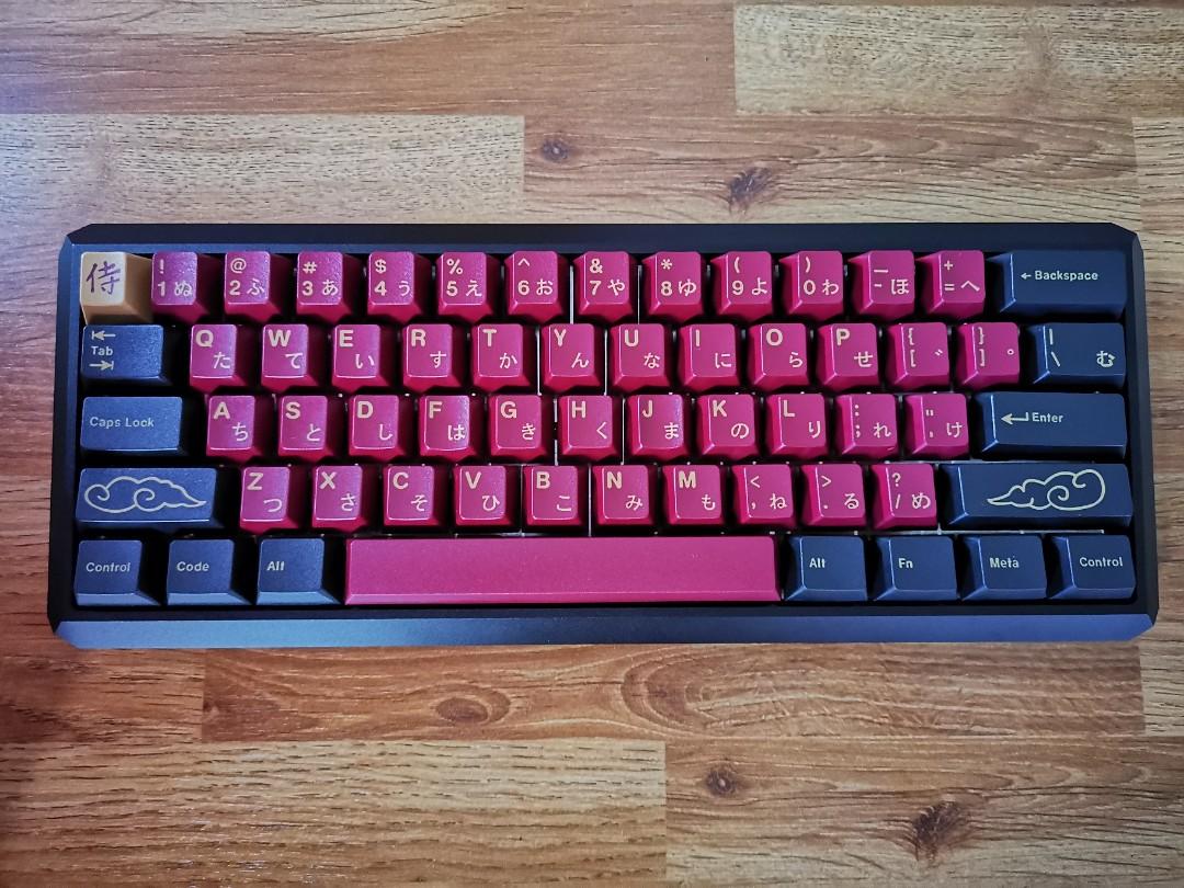 GMK Red Samurai TKL keycaps, Computers & Tech, Parts & Accessories ...
