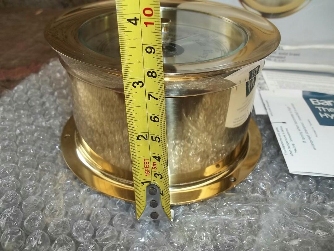 Howard Miller Solid Brass Aneroid Barometer NEW IN BOX, Everything Else ...