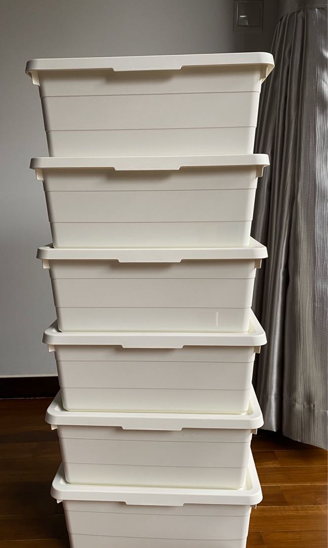 Ikea Sockerbit Storage Box with lid, Furniture & Home Living, Home ...