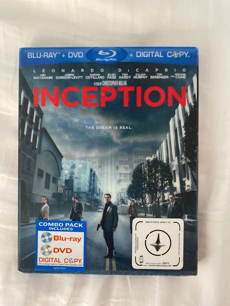 Inception Blu-ray, Hobbies & Toys, Music & Media, CDs & DVDs on Carousell