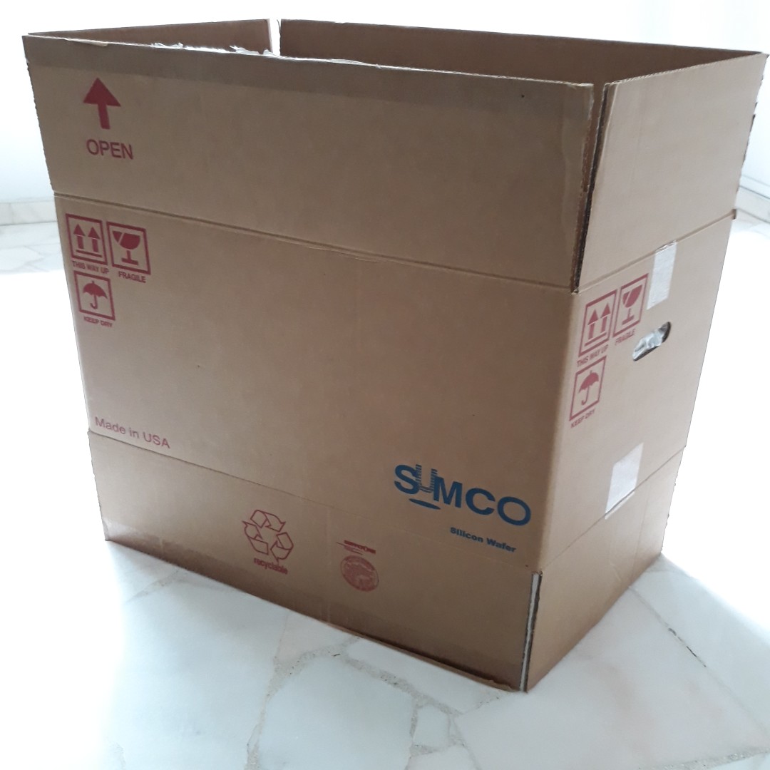 Large corrugated carton boxes, Furniture & Home Living, Home ...