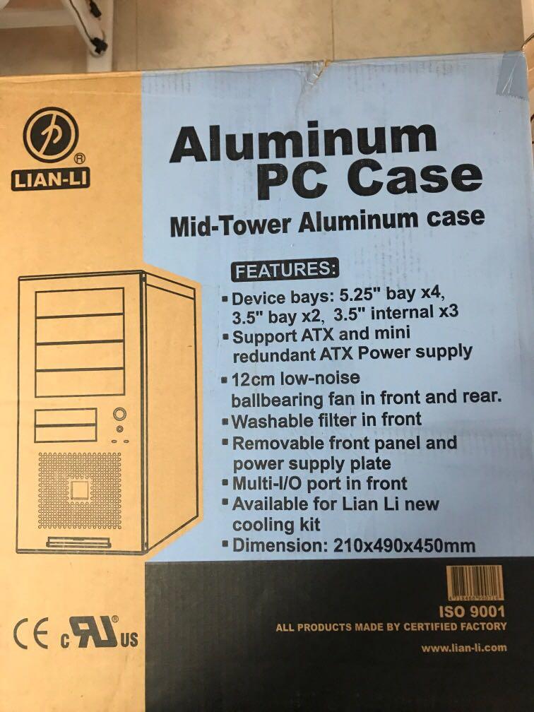 Lian-Li PC-7Plus Aluminum PC Case, Computers & Tech, Parts ...
