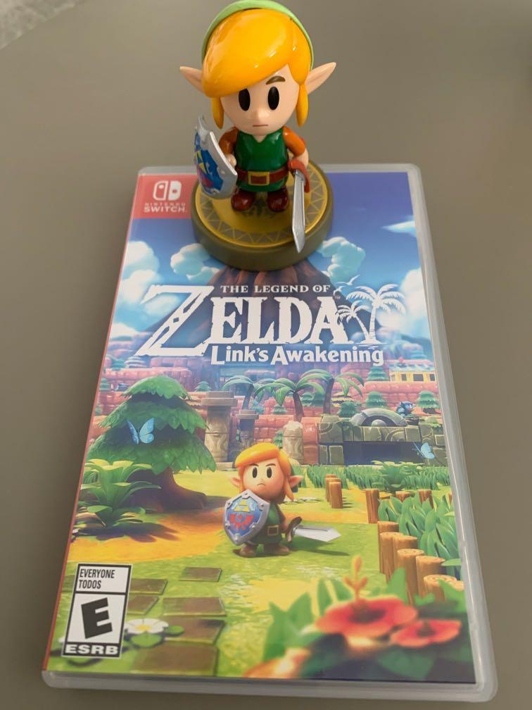 Nintendo switch link awakening game + link amiibo (original), Toys ...