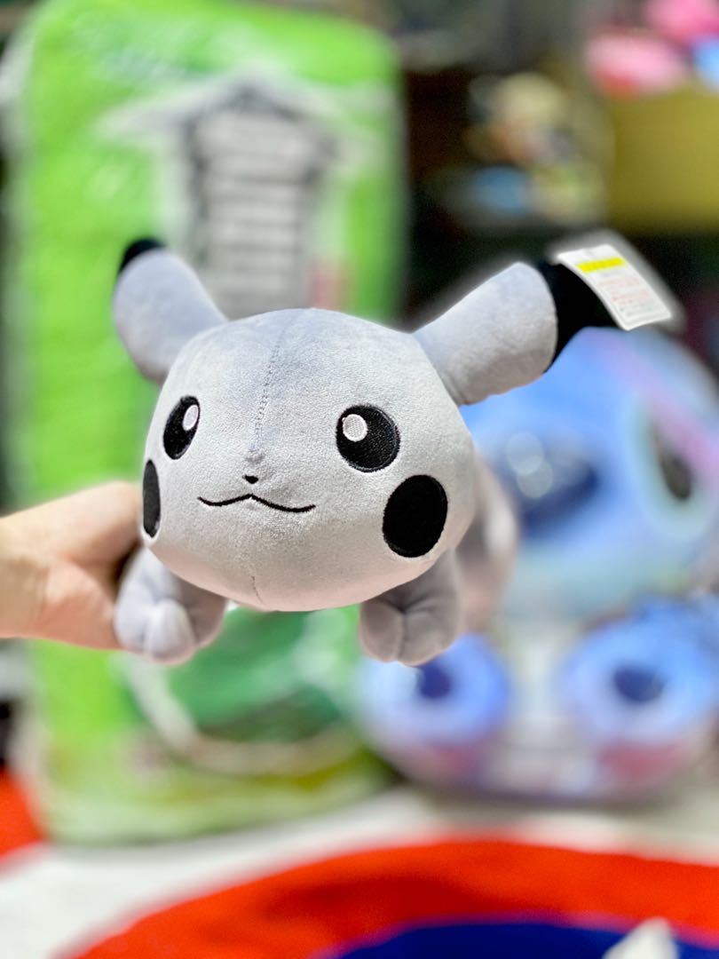 Pikachu Grey, Toys & Games, Stuffed Toys on Carousell