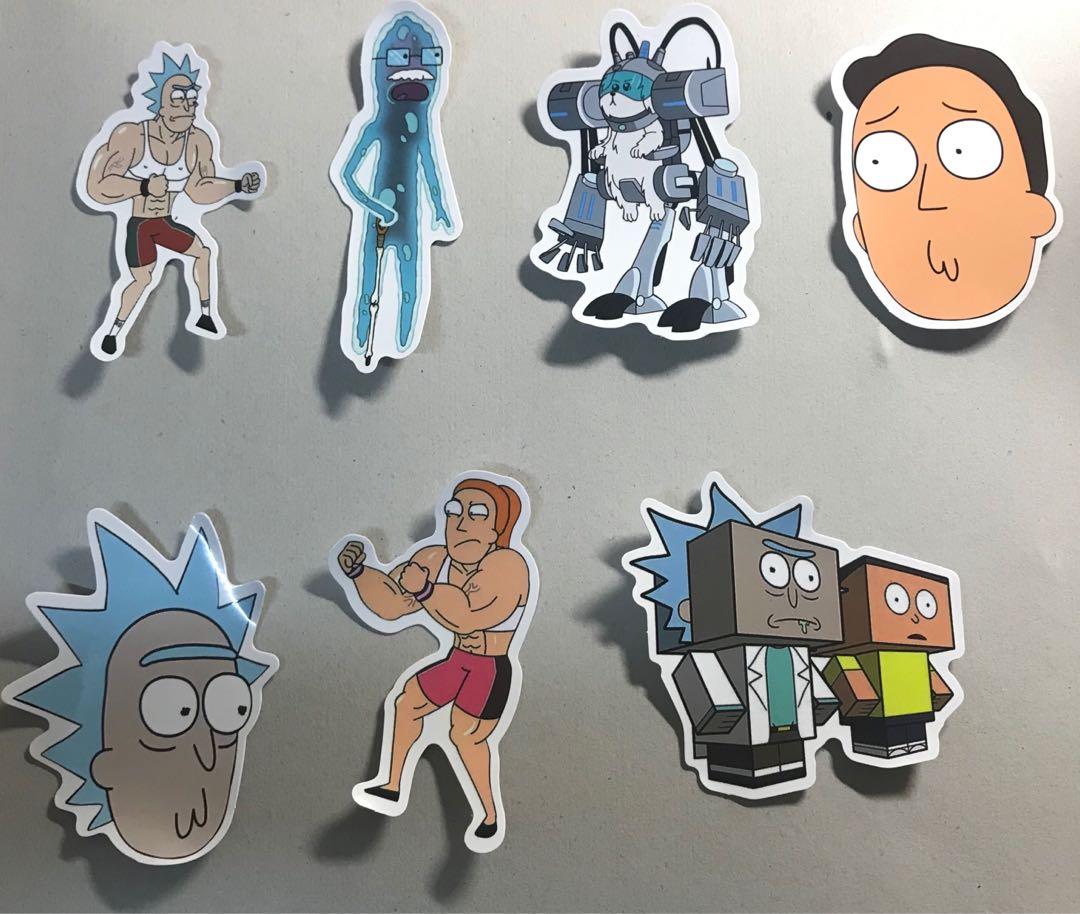 Rick and Morty sticker pack, Hobbies & Toys, Stationery & Craft, Craft ...