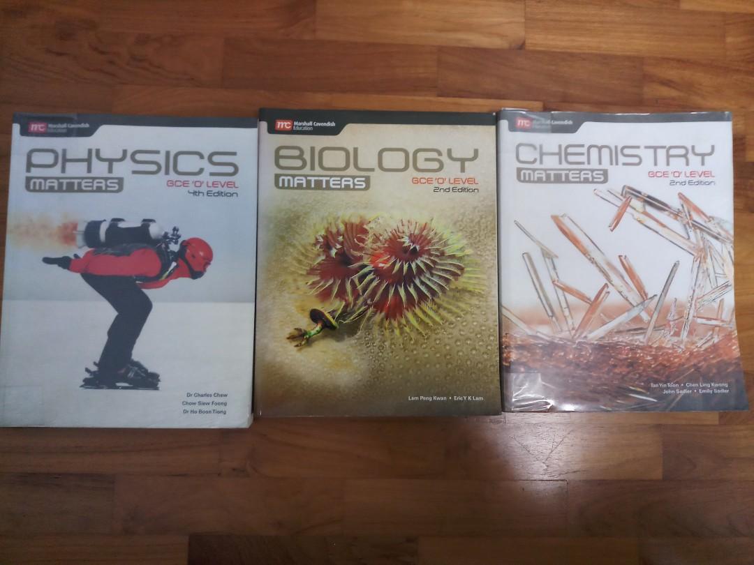 Secondary Science textbooks (biology/physics/chemistry matters ...