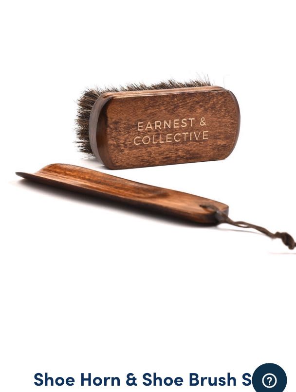 Shoe Horn & Shoe Brush Set, Men's Fashion, Footwear, Dress Shoes on ...
