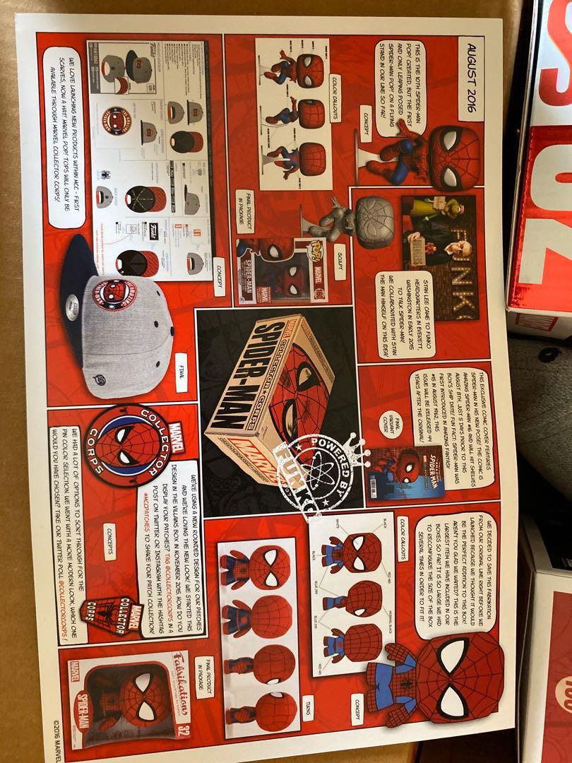 Spider-Man Collector Corps loot box, Hobbies & Toys, Toys & Games on ...