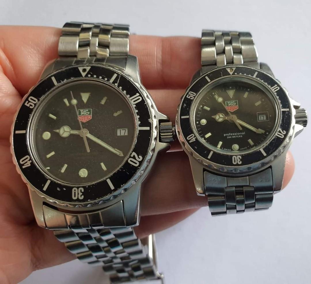Tag Heuer Couple Submariner model, Men's Fashion, Watches & Accessories ...