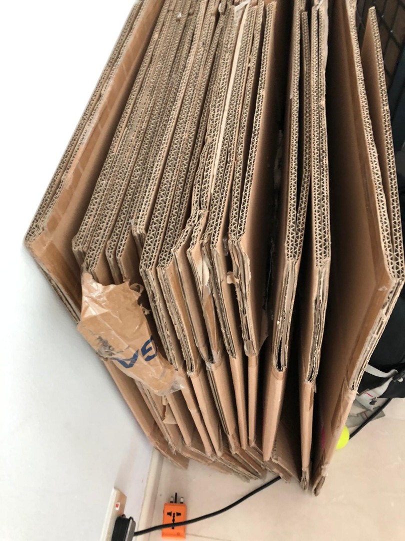 Used carton boxes for house moving, Furniture & Home Living, Home ...