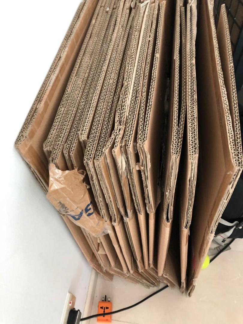 Used carton boxes for house moving, Furniture & Home Living, Home ...