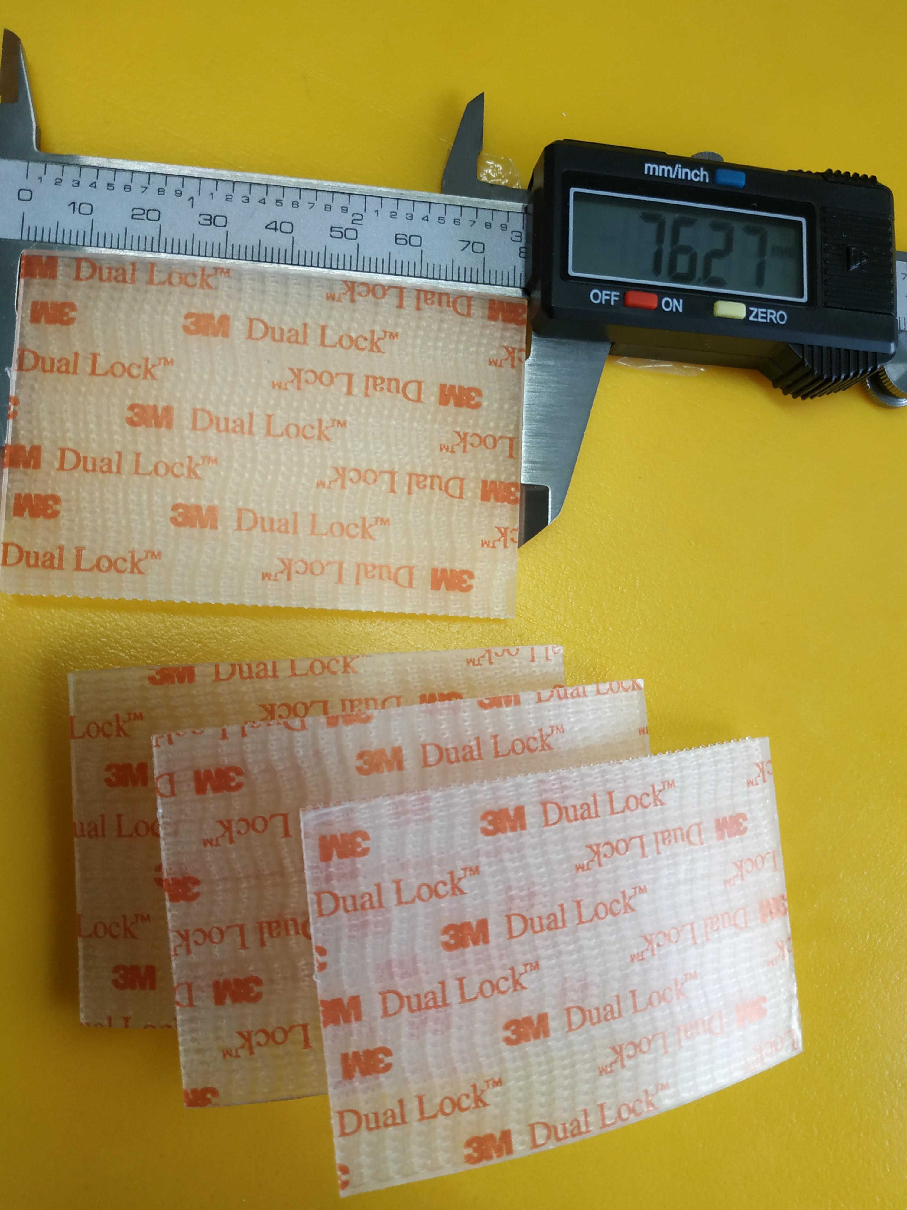 [3M USA] Super Large Dual Lock Fastener. Rectangular Size: 76.20mmx50 ...