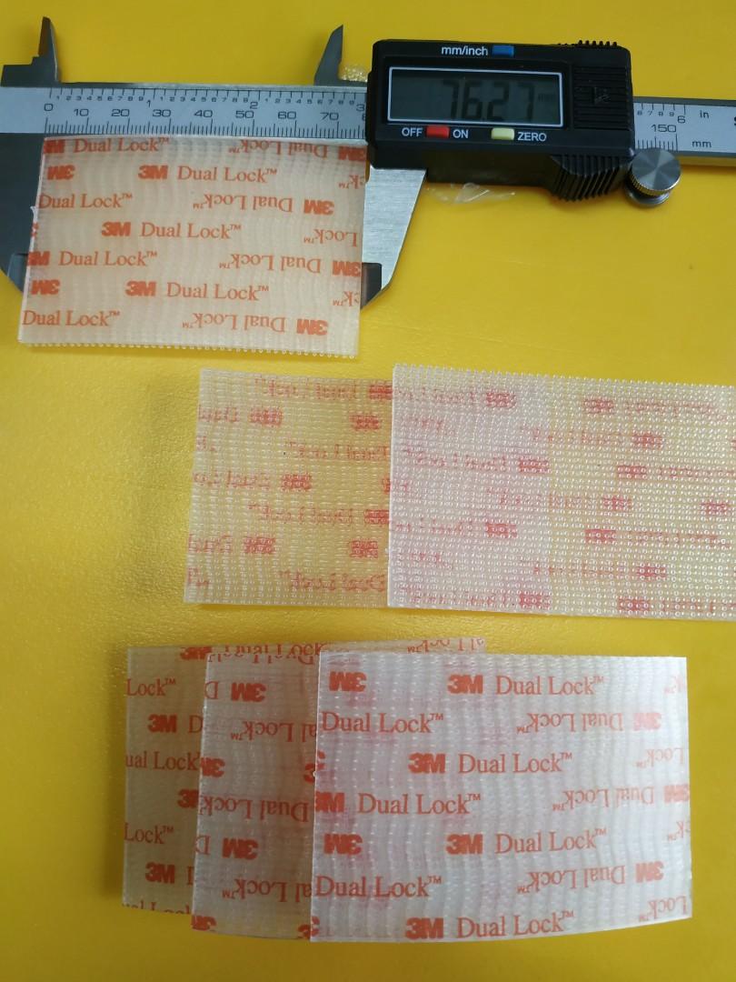 [3M USA] Super Large Dual Lock Fastener. Rectangular Size: 76.20mmx50 ...