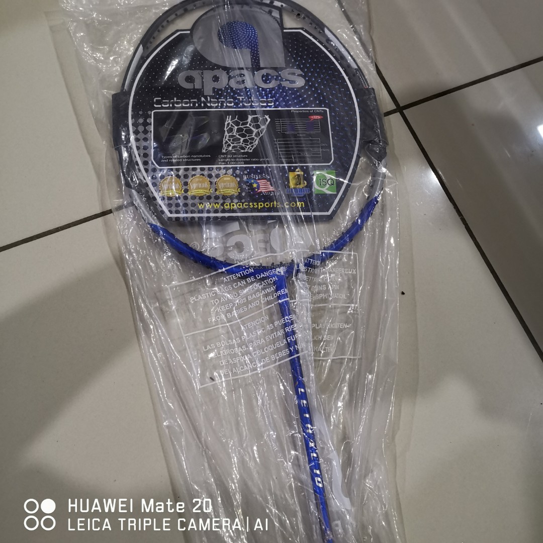 Apacs Badminton Racket, Sports, Sports & Games Equipment on Carousell